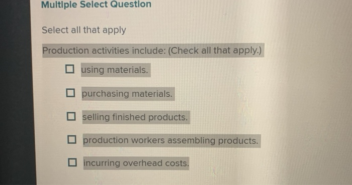 Solved Multiple Select Question Select all that apply | Chegg.com
