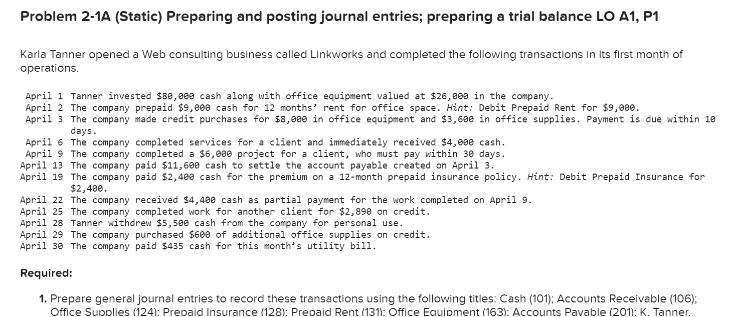 Solved Use the following information for Exercise 2-9 | Chegg.com