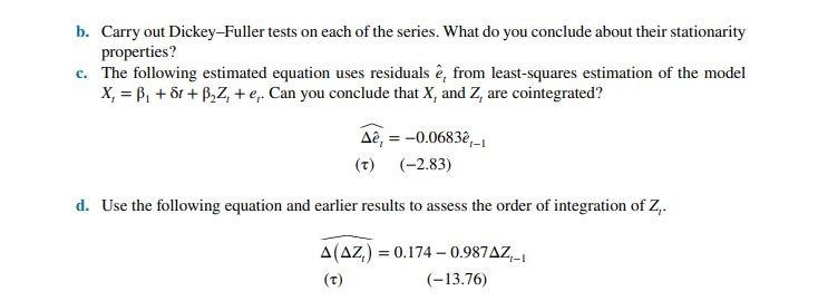 Solved Time series for Exercise 12.3 .2.3 Figure 12.8 shows | Chegg.com