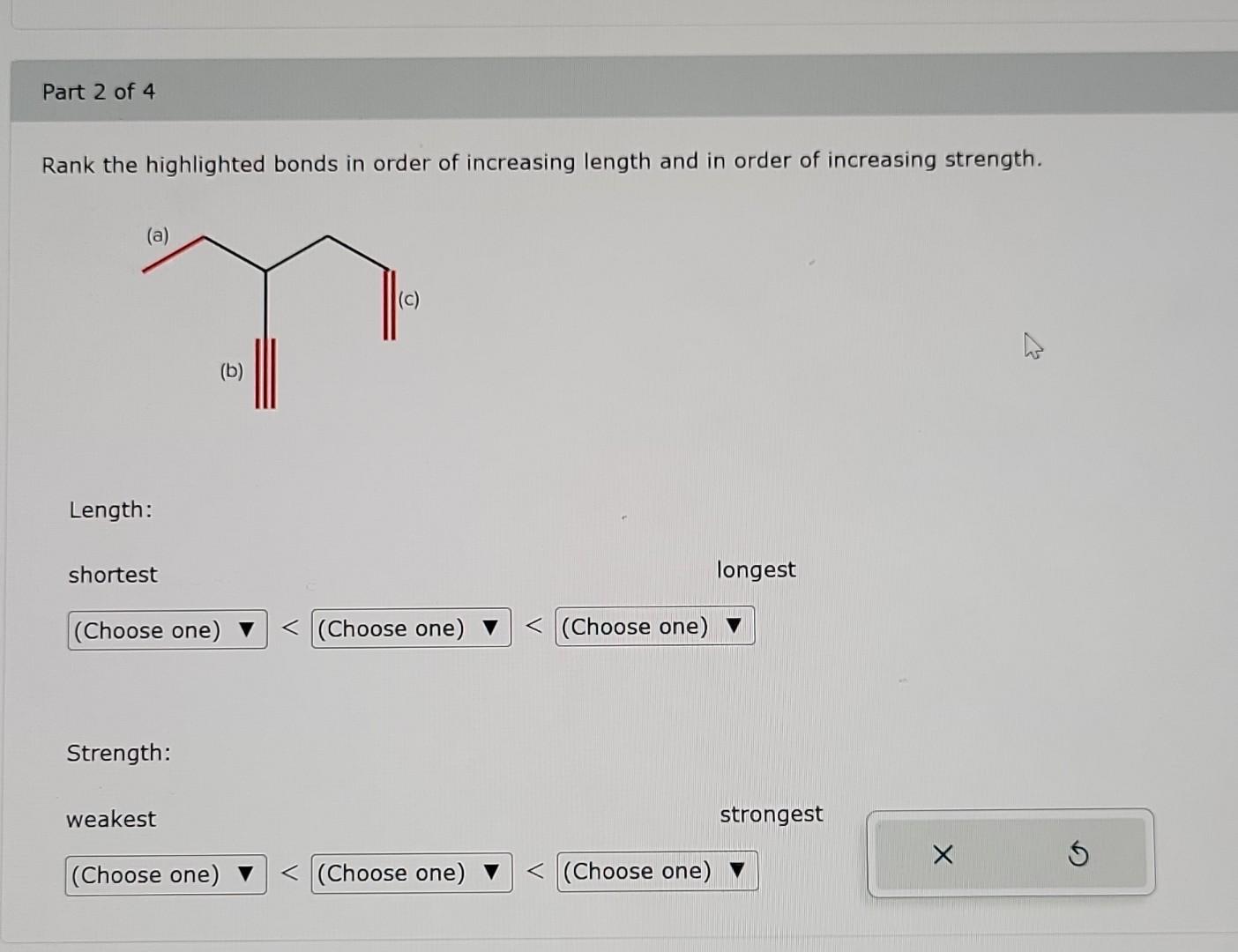 Solved Rank the highlighted bonds in order of increasing | Chegg.com