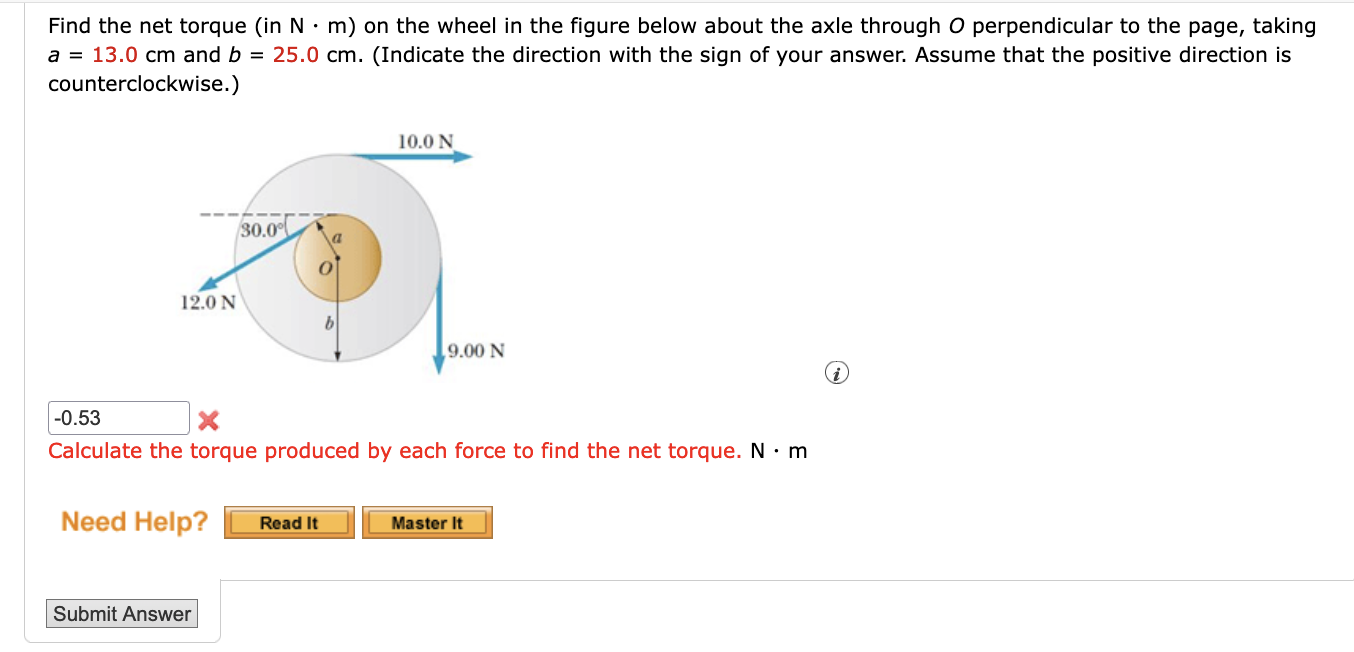 Solved Find the net torque (in \( \mathrm{N} \cdot | Chegg.com