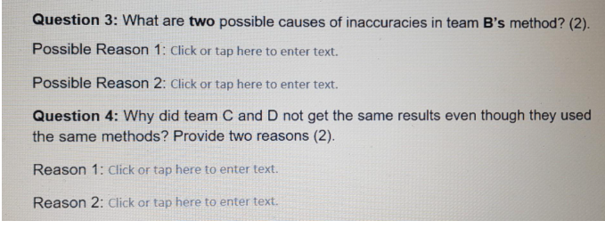 Question 3: What are two possible causes of | Chegg.com