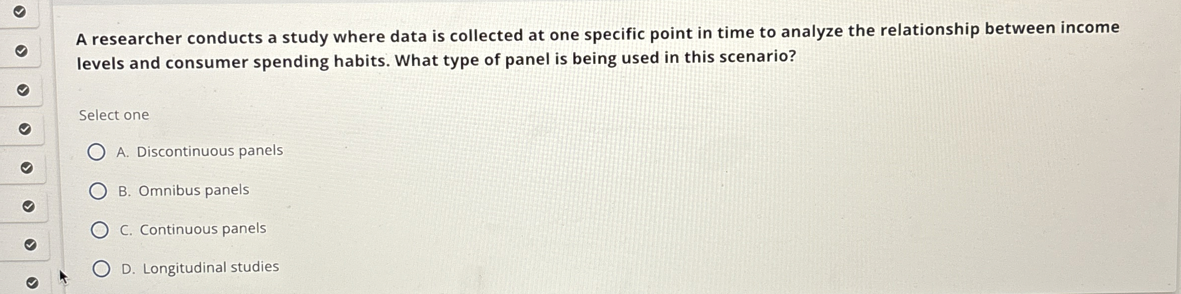 Solved A researcher conducts a study where data is collected | Chegg.com