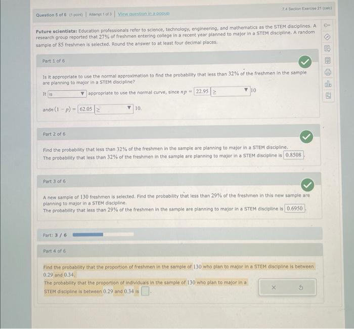 Solved 74 Section Exercice 21 ) Questions of Gil point | Chegg.com