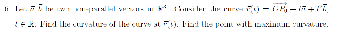 Solved Let vec(a),vec(b) ﻿be two non-parallel vectors in R3. | Chegg.com