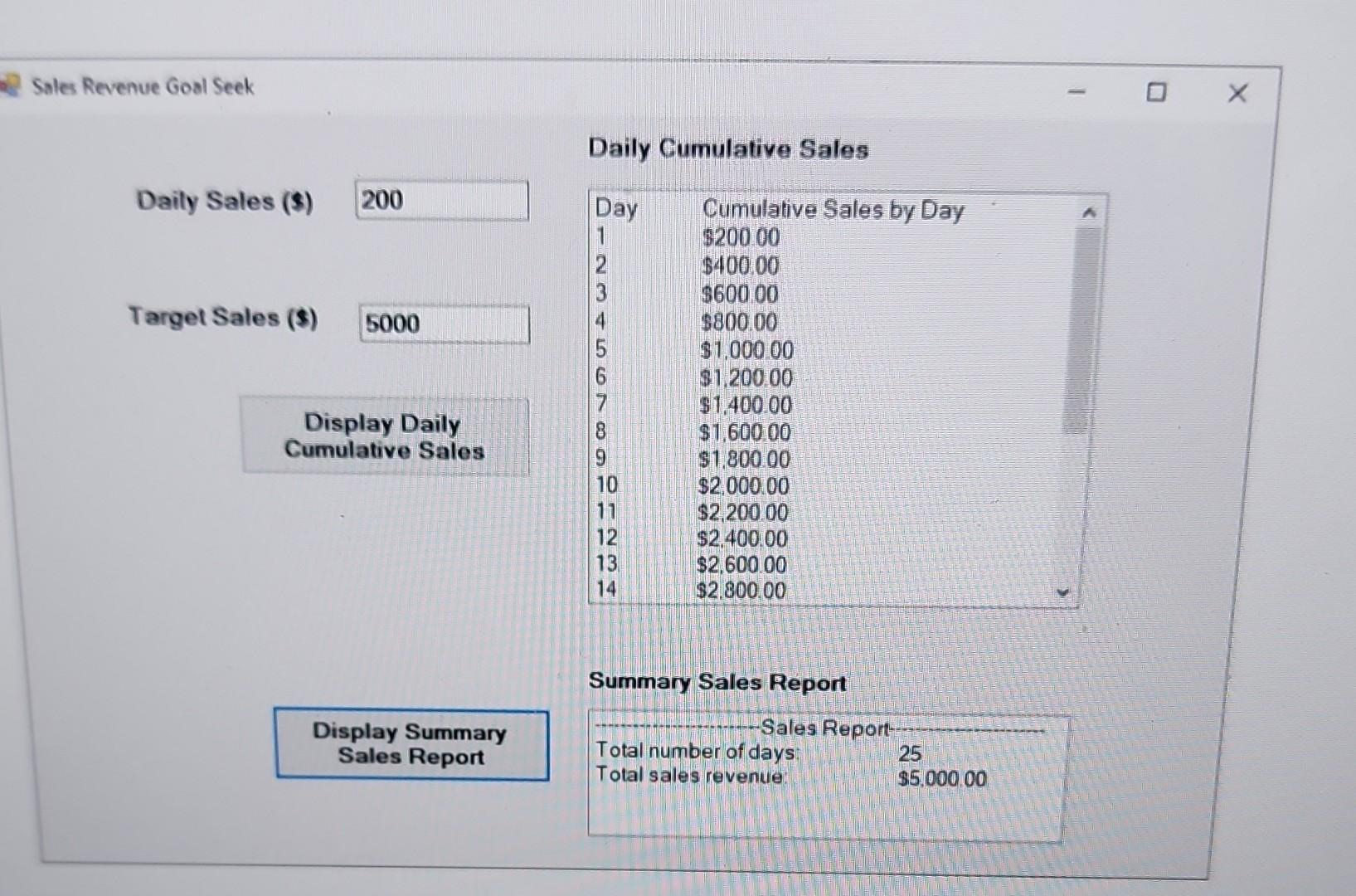 Solved 1. Instruction: Develop a goal seek application for | Chegg.com