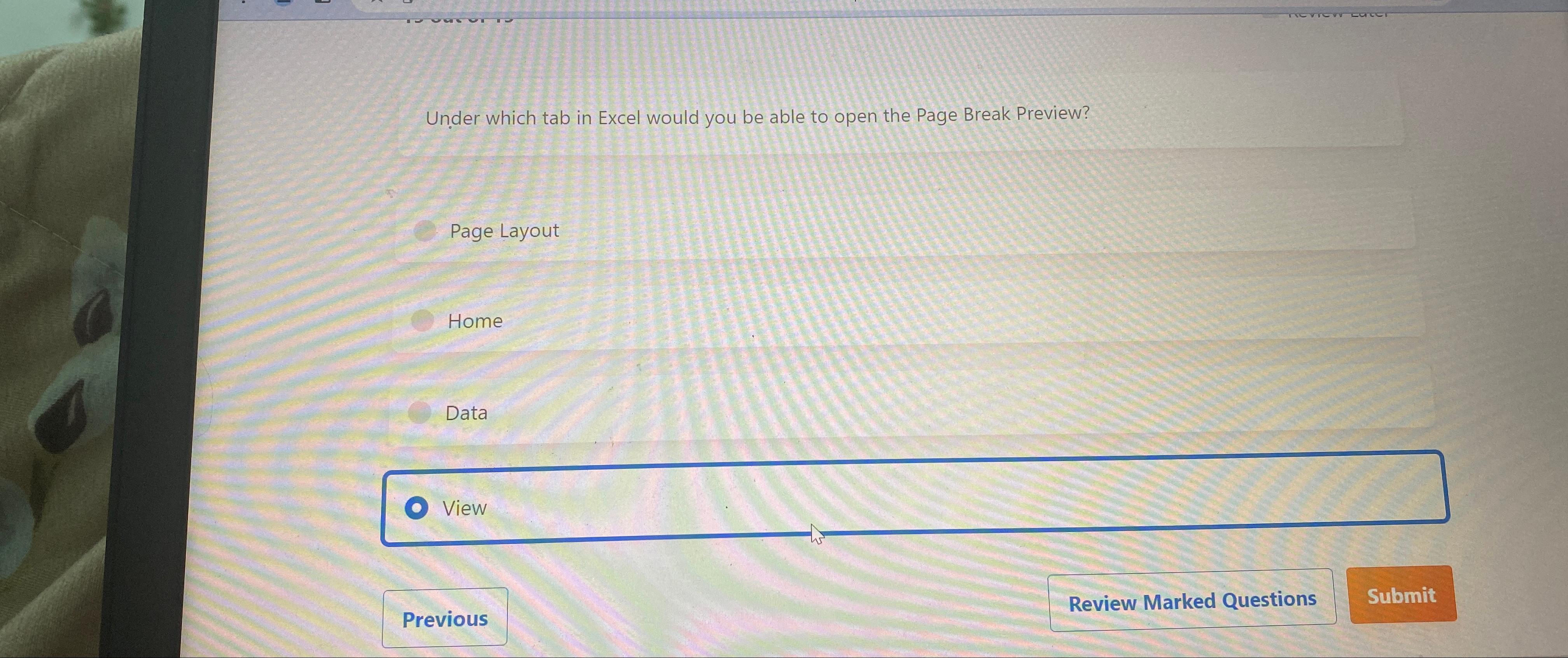 Solved Under which tab in Excel would you be able to open | Chegg.com