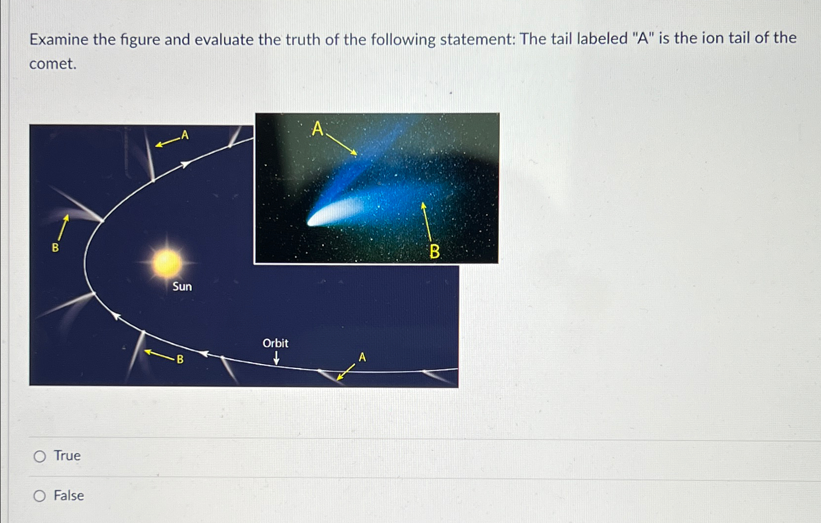 Solved Examine the figure and evaluate the truth of the | Chegg.com