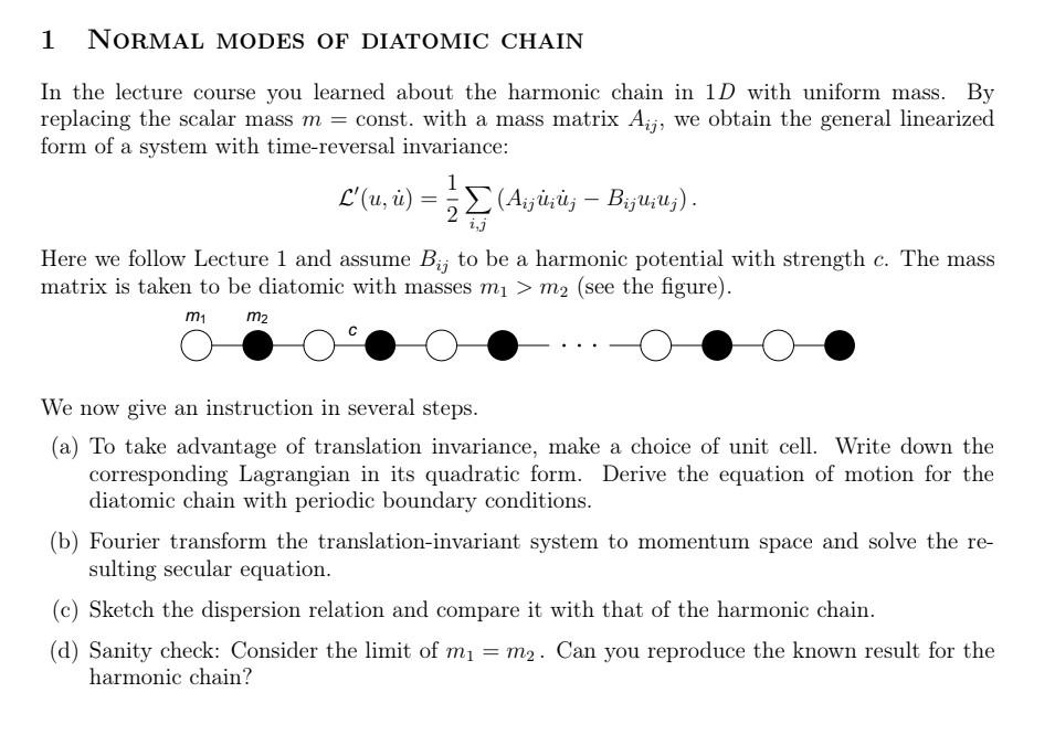 Solved In the lecture course you learned about the harmonic | Chegg.com