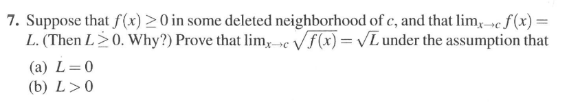 Solved Suppose that f(x)≥0 in ﻿some deleted neighborhood | Chegg.com