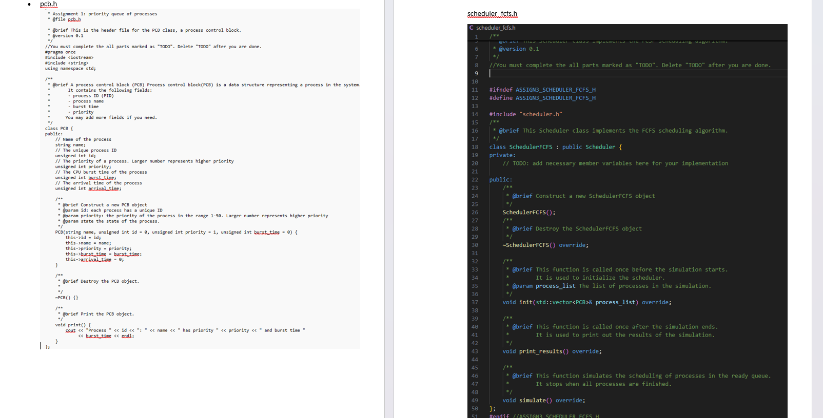 Solved Scheduling AlgorithmsThis project involves | Chegg.com