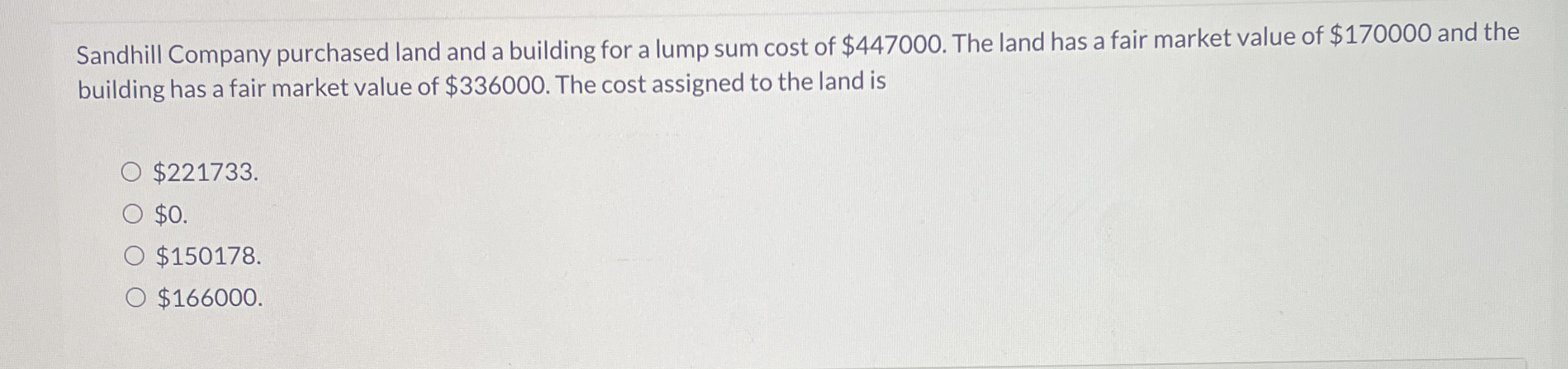 High Quality SOLUTION Sandhill Company purchased land and a building for a | Chegg.com