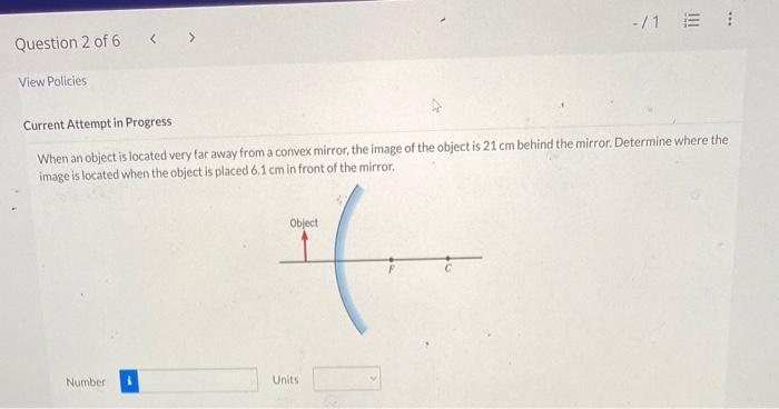 Solved When an object is located very far away from a convex | Chegg.com
