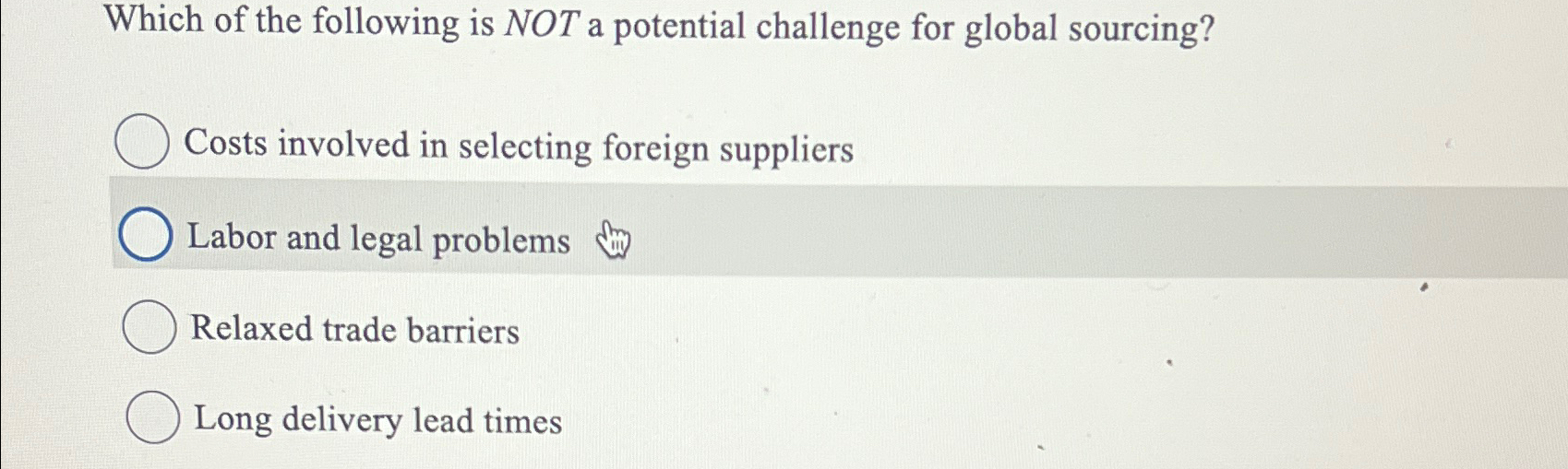 Solved Which of the following is NOT a potential challenge | Chegg.com