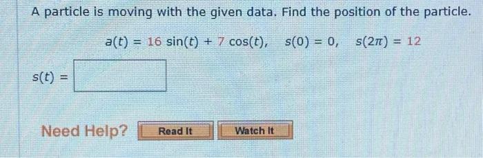Solved Find f. f′′(x)=8+6x+24x2,f(0)=4,f(1)=16f(x)=A | Chegg.com