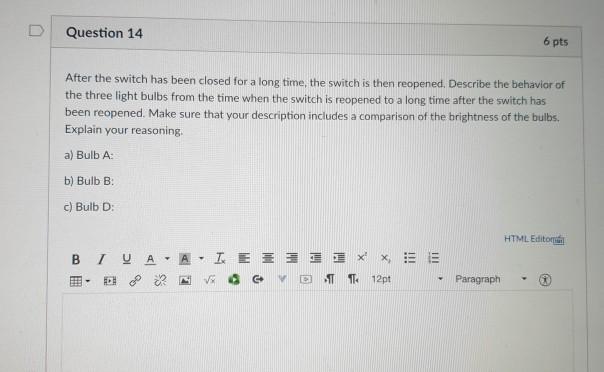 Solved Questions 12-15 Consider the following circuits with | Chegg.com