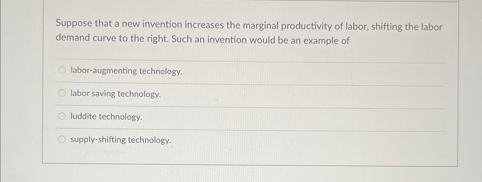 Solved Suppose that a new invention increases the marginal | Chegg.com