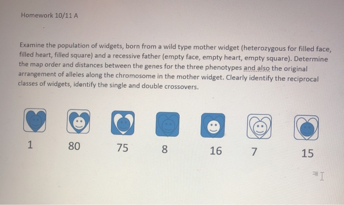 Solved Homework 10/11 A Examine the population of widgets, | Chegg.com