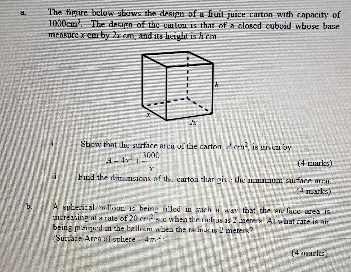 Solved The figure below shows the design of a fruit juice | Chegg.com