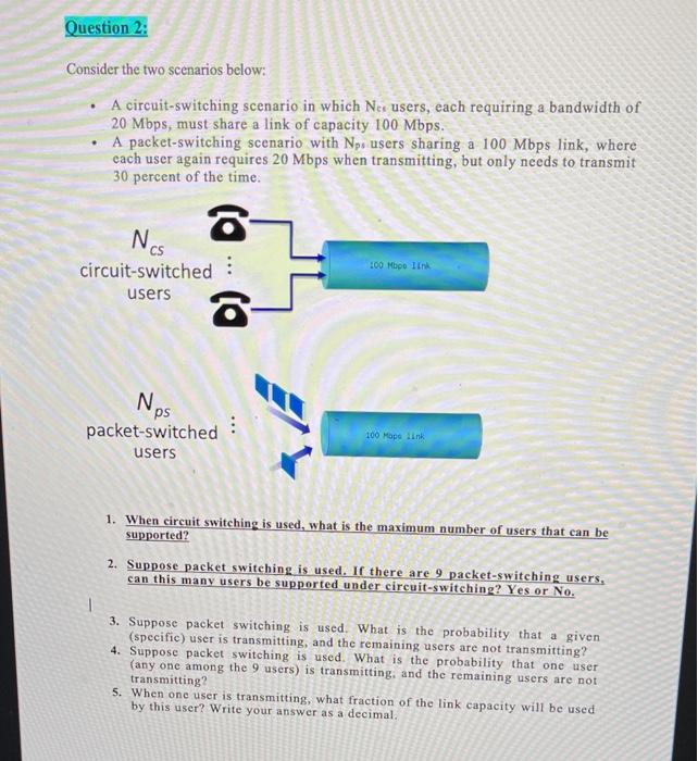 Solved Consider The Two Scenarios Below A 