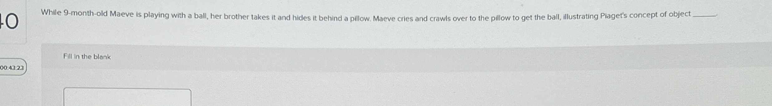 Solved Identify a true statement about gestures in infant | Chegg.com