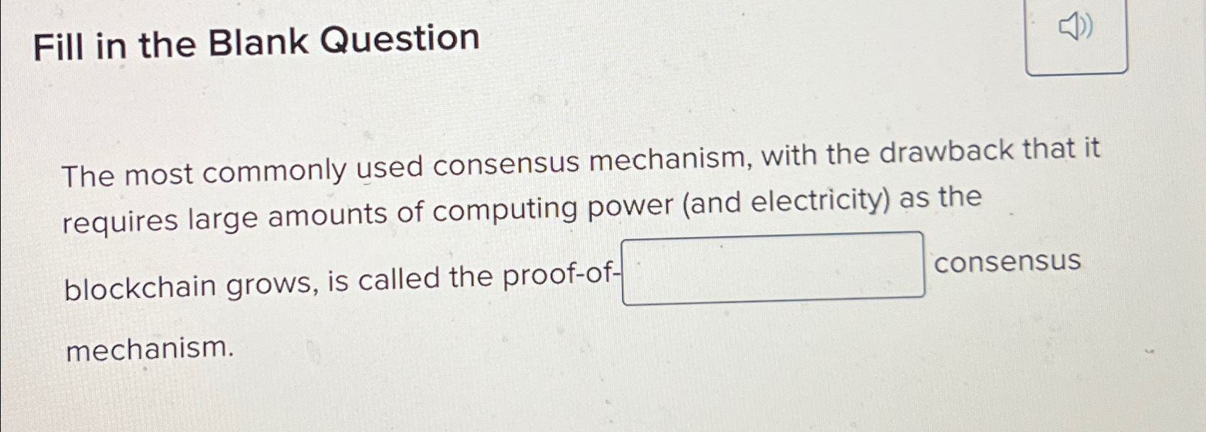 Solved Fill in the Blank QuestionThe most commonly used | Chegg.com