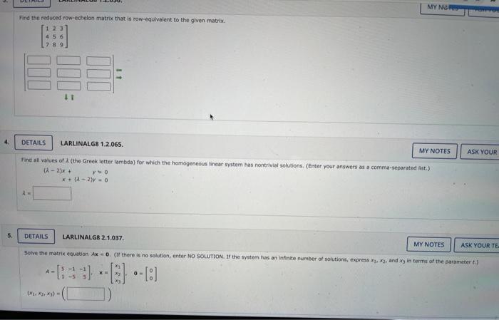 Solved Find the reduced row-echelon matrix that is | Chegg.com