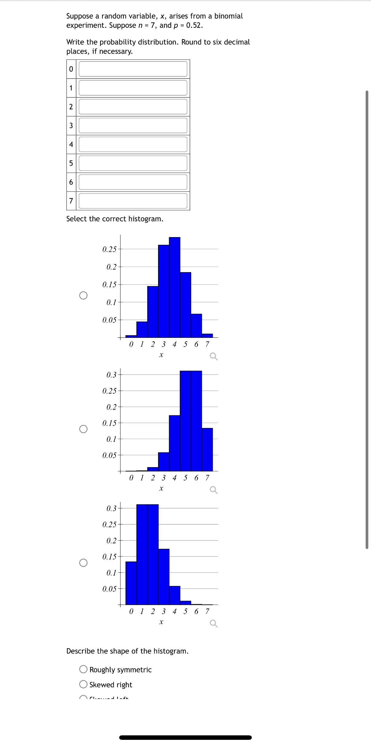 Solved Suppose A Random Variable X ﻿arises From A Binomial