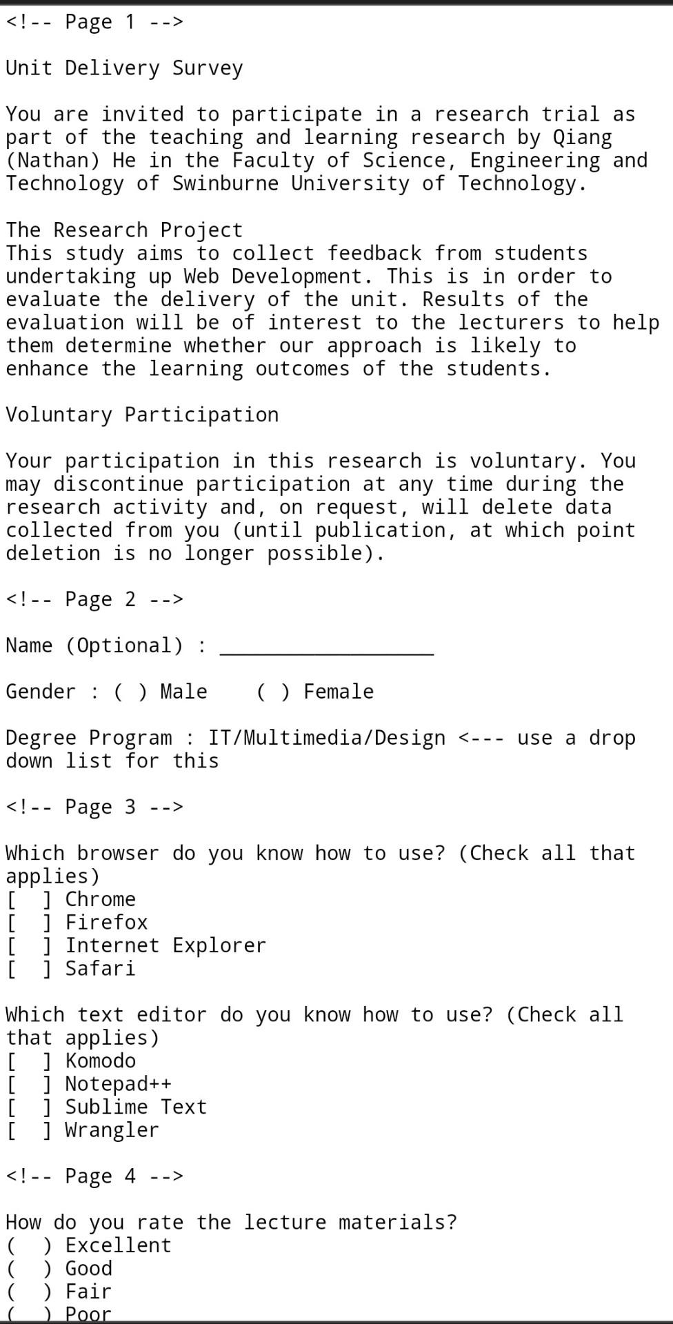 Solved Sample view of the Lab Task (Week 3) Page 1 File Edit | Chegg.com