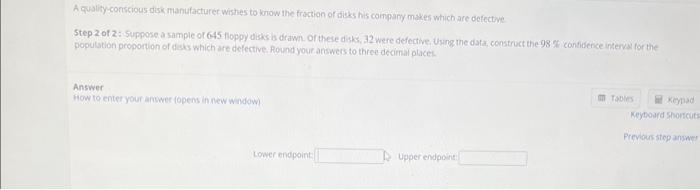 Solved A cuality-conscious disk manufacturet wisties to know | Chegg.com