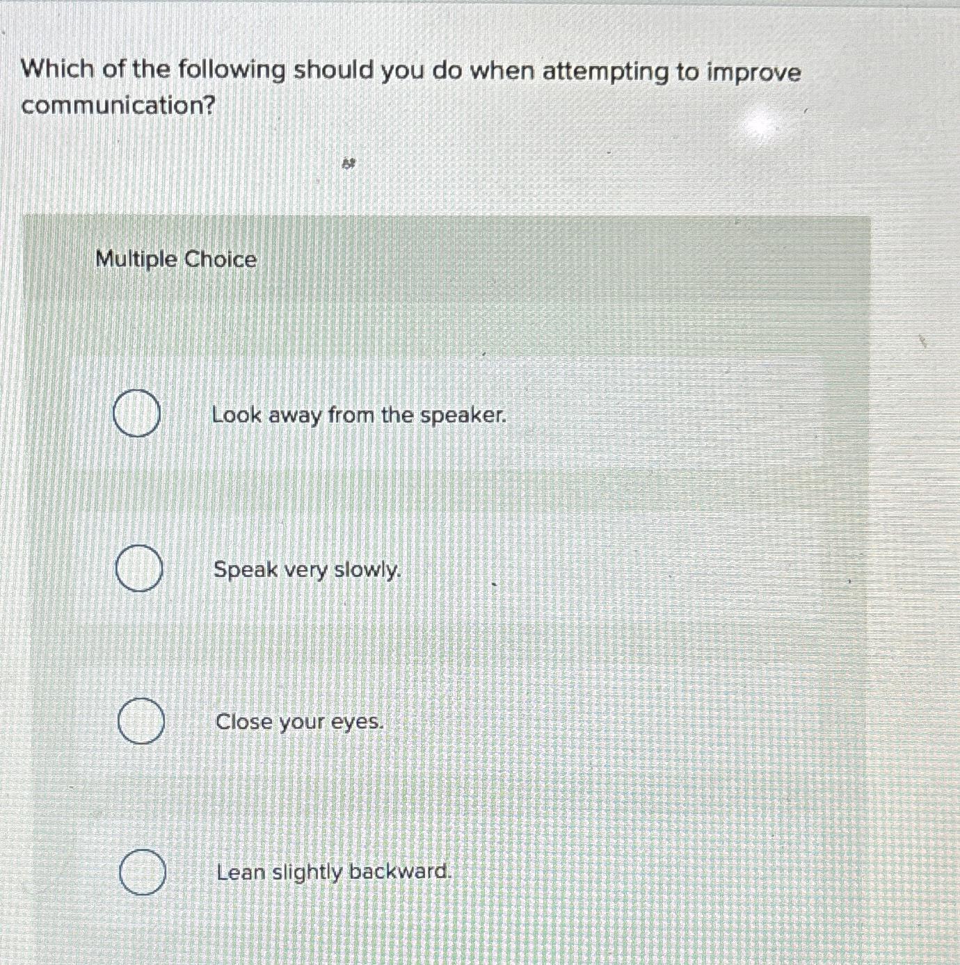Solved Which of the following should you do when attempting | Chegg.com