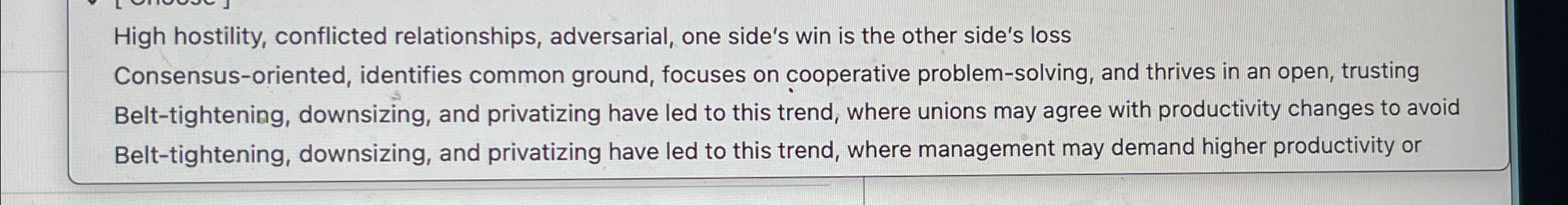 Solved High hostility, conflicted relationships, | Chegg.com