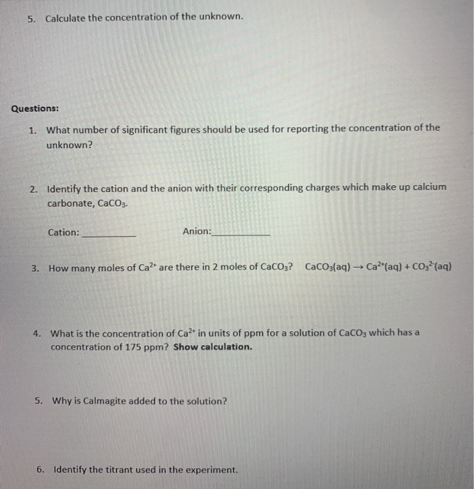 Solved Given Concentration of Standard (ppm) 150 ppm | Chegg.com