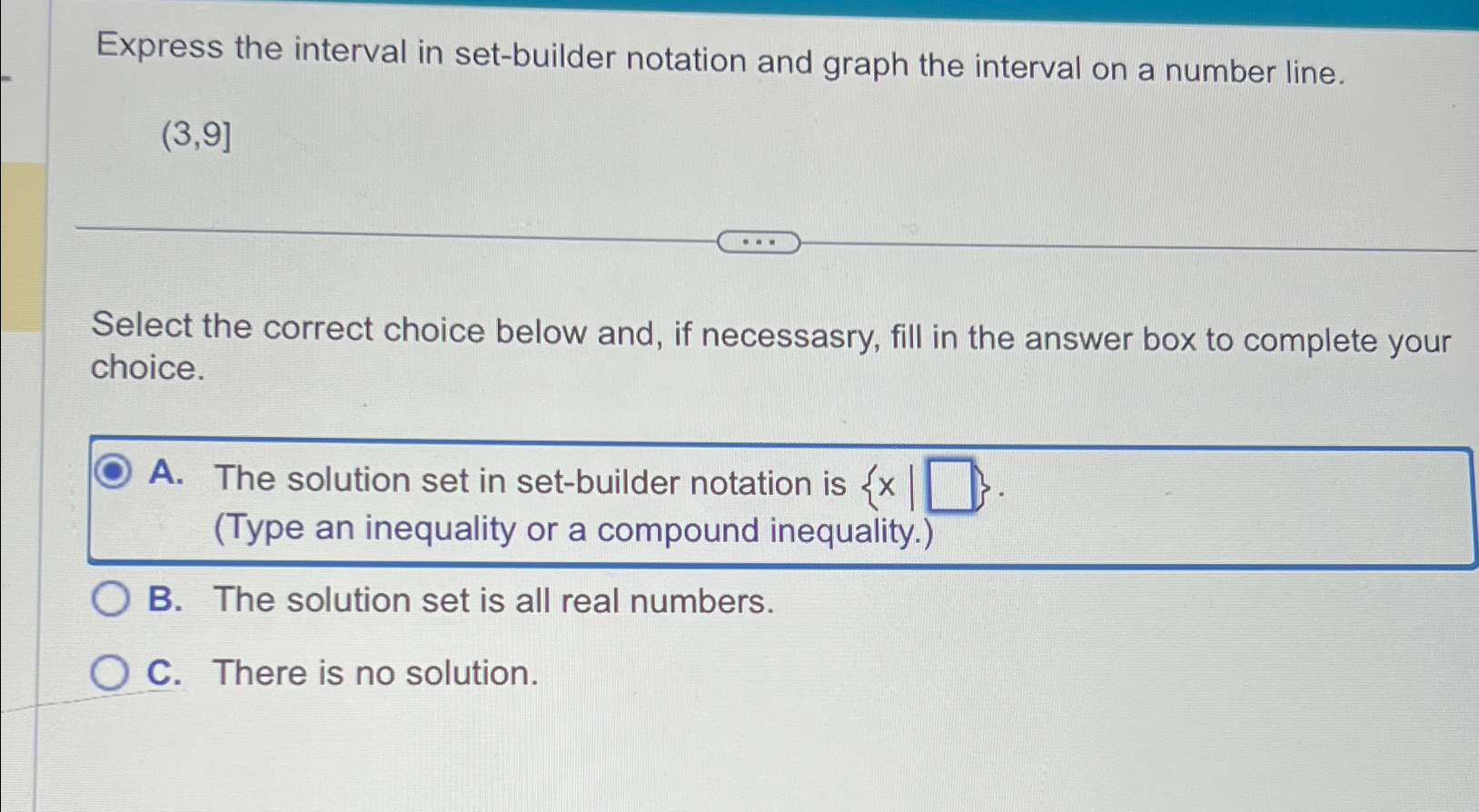 Solved Express the interval in set-builder notation and | Chegg.com