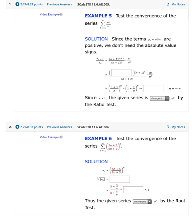 Solved 1. 2.79/8.33 points Previous Answers CalcET8 | Chegg.com