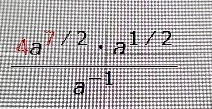 Solved 4a72*a12a-1 | Chegg.com