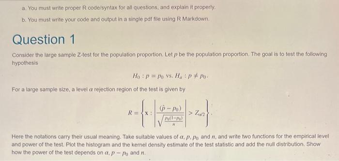 please help with number 1 in R programming language! | Chegg.com