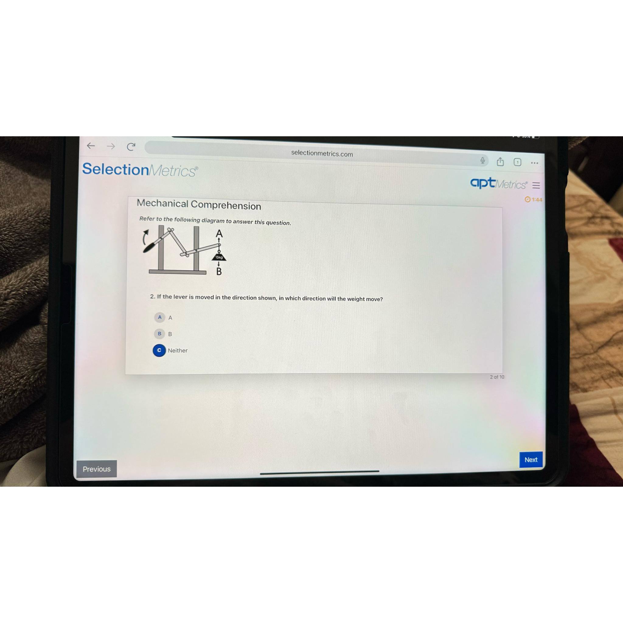 Solved SelectionMetricsselectionmetrics.comMechanical | Chegg.com