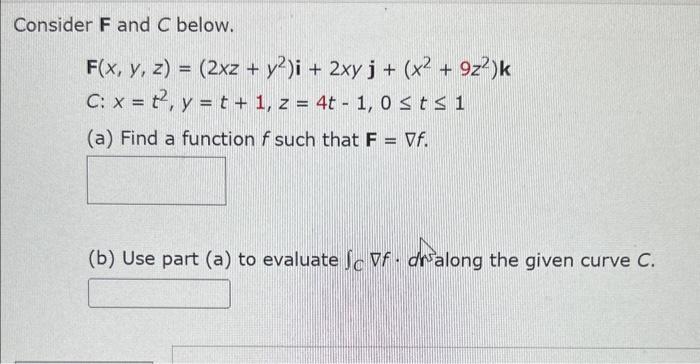 Solved Consider F and C below. | Chegg.com