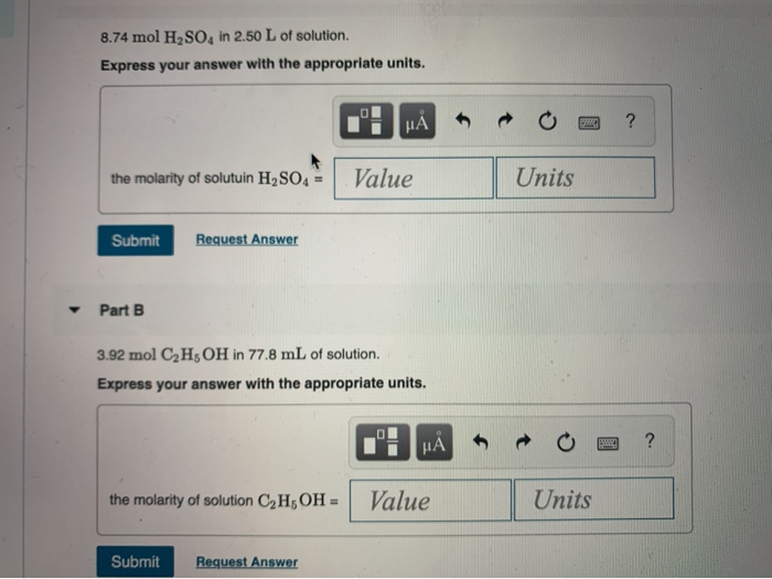 Solved Part A What mass in grams of solute is needed to | Chegg.com