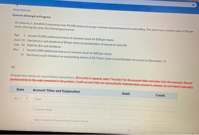 Solved View Policies Current Attempt in Progress On January | Chegg.com