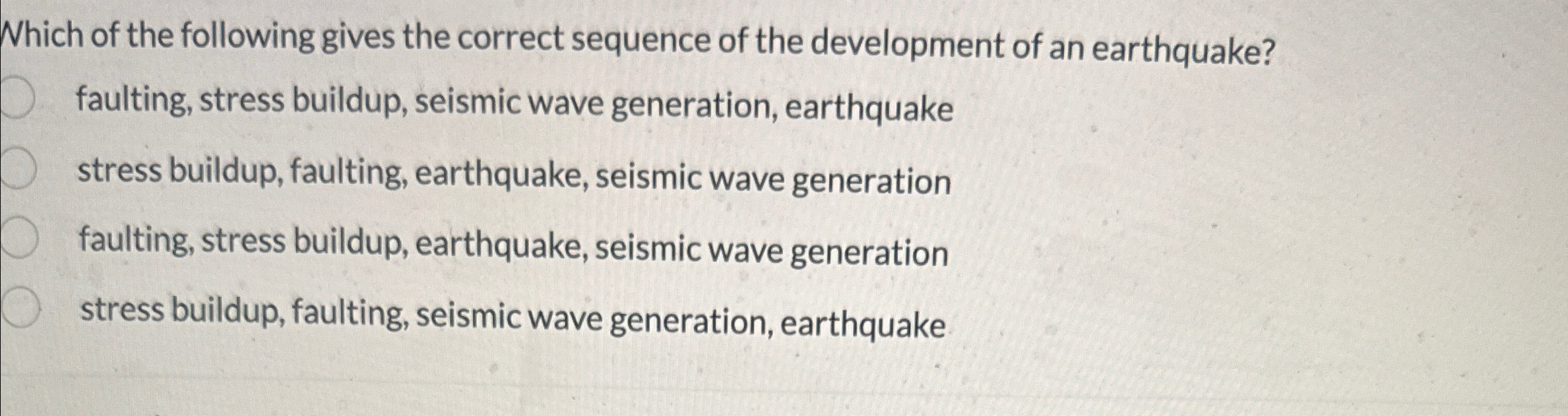 Solved Which of the following gives the correct sequence of | Chegg.com