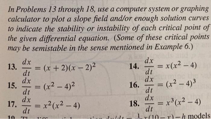 Solved In Problems 13 through 18, use a computer system or | Chegg.com