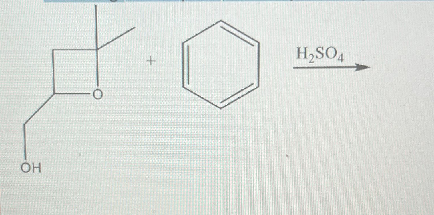 Solved Please depict the reaction of benzene with a cyclic | Chegg.com