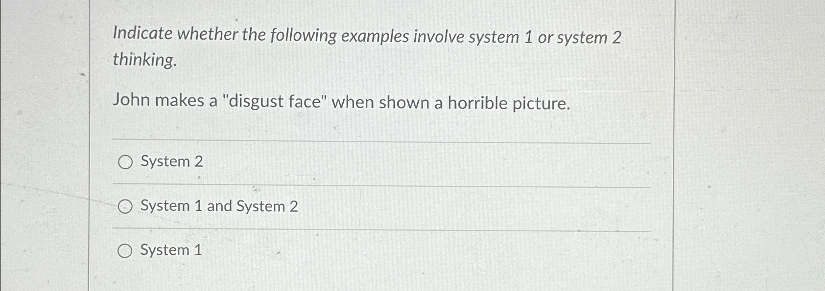 Solved Indicate whether the following examples involve | Chegg.com