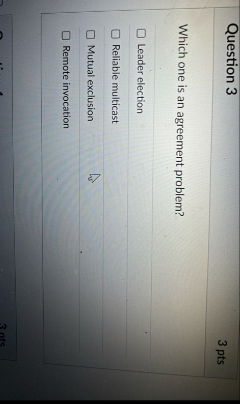Solved Question 33 ﻿ptsWhich one is an agreement | Chegg.com