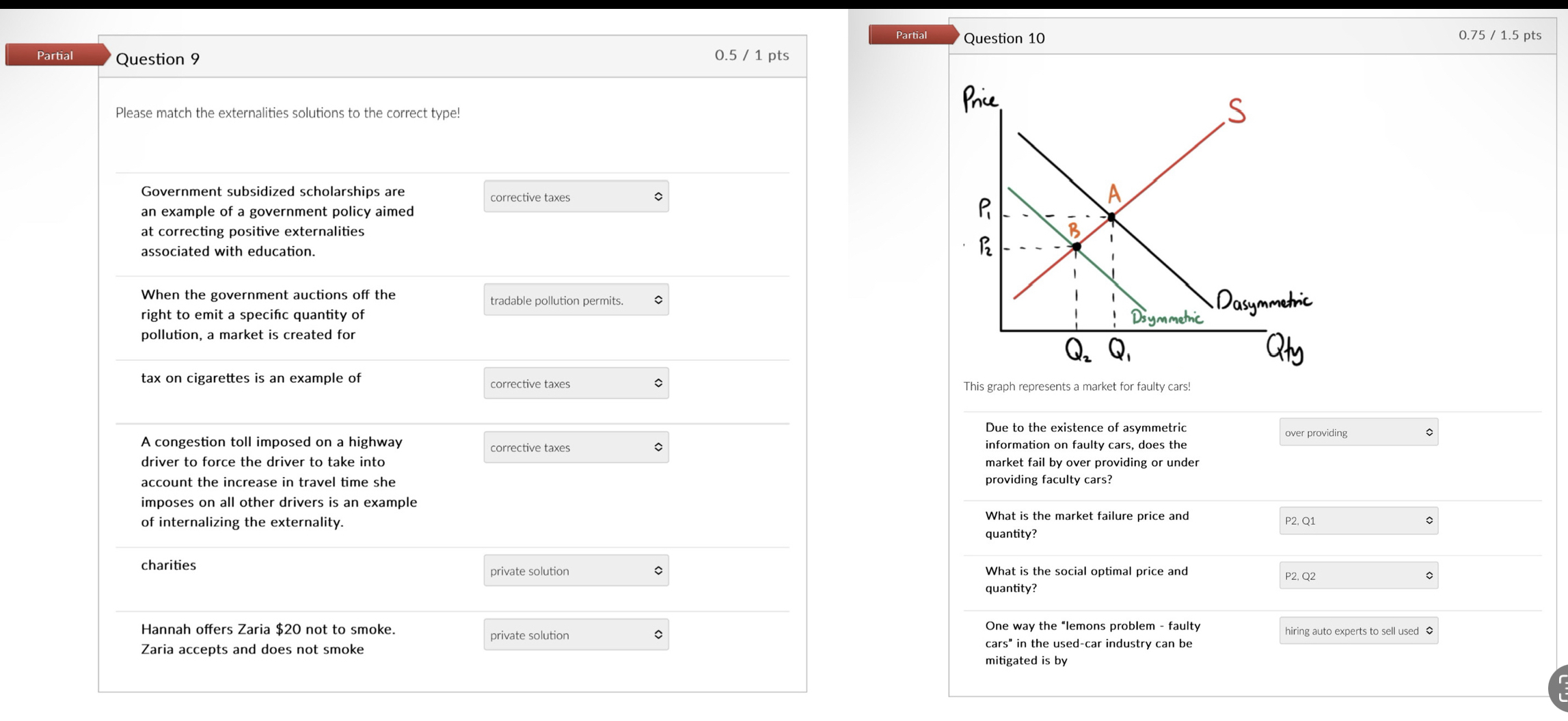 Solved Help me correct this pleasePartialQuestion | Chegg.com