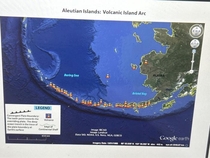 Solved Exercise 3. The Aleutian Islands - Volcanic Island | Chegg.com