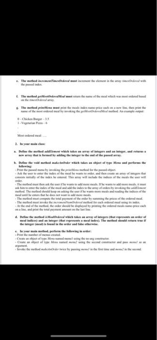 ܀ Write a Java program that implements the following | Chegg.com