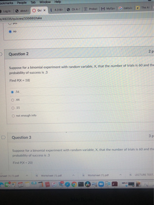 Solved ookmarks People Tab Window Help calcule d The Ar 3 | Chegg.com